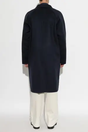 Kiton Cashmere Coat With Single Vent