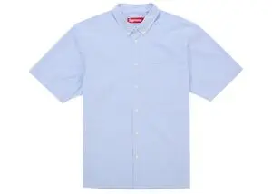 Supreme Gingham Short Sleeve Shirt - Blue