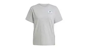 Adidas Farmers Market Graphic Tee Shirt - Medium Grey Heather