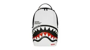 SPRAYGROUND Shark Central Bubble Shark Backpack - White