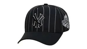 JAY-Z Jayz Reasonable Doubt X Mitchell & Ness X New York Yankees Pinstripe Pro Pinch Hat - Black