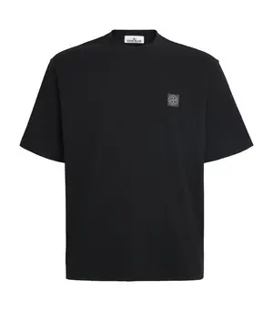 Stone Island Organic Cotton Ghost T-shirt - Black