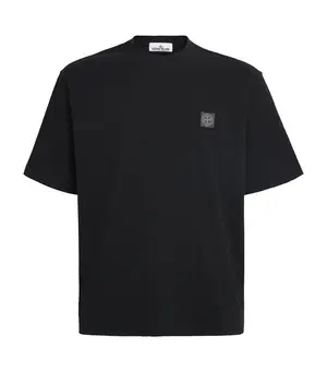 Stone Island Organic Cotton Ghost T-shirt - Black