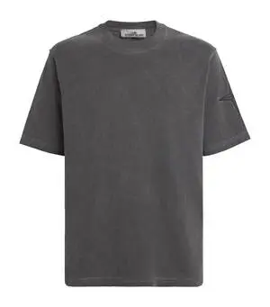 Stone Island Organic Cotton Uneven-dye T-shirt