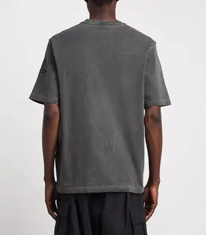 Stone Island Organic Cotton Uneven-dye T-shirt