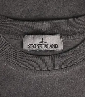 Stone Island Organic Cotton Uneven-dye T-shirt