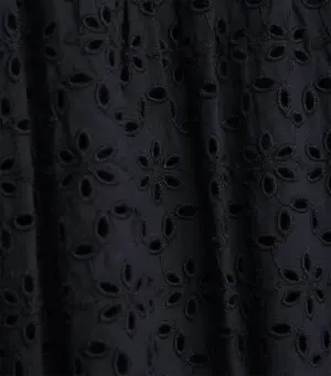 Ulla Johnson Broderie Anglaise Constance Maxi Dress - Navy
