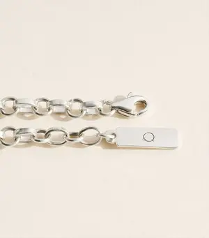 FYR Sterling And Pearl Link Bracelet