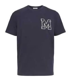 Moncler Cotton Logo T-shirt - Navy