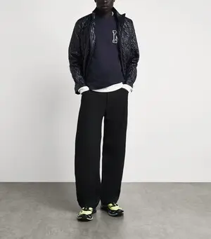 Moncler Cotton Logo T-shirt - Navy