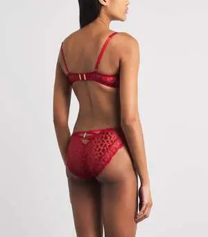AUBADE Crazy In Love Triangle Bra - Red