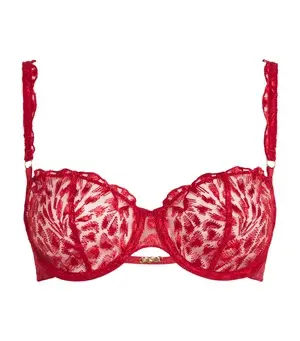 AUBADE Crazy In Love Half-cup Bra - Red