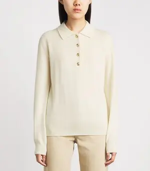 BLAZÉ MILANO Wool-cashmere Highland Polo Sweater
