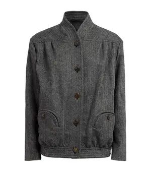 BLAZÉ MILANO Virgin Wool-blend Herringbone Coiba Jacket