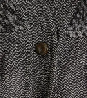 BLAZÉ MILANO Virgin Wool-blend Herringbone Coiba Jacket