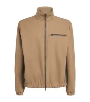 Moncler Cotton-blend Fourioun Jacket - Beige