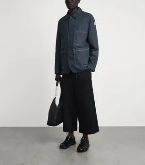 Moncler Haderu Denim Shirt Jacket - Blue