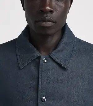 Moncler Haderu Denim Shirt Jacket - Blue