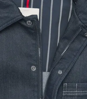 Moncler Haderu Denim Shirt Jacket - Blue