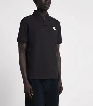 Moncler Cotton Logo Polo Shirt