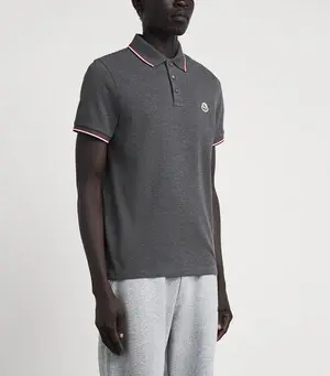 Moncler Cotton Logo Polo Shirt