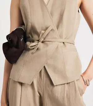 ME+EM Wrap-around Waistcoat