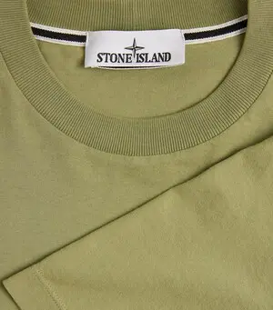 Stone Island Organic Cotton Logo T-shirt - Green