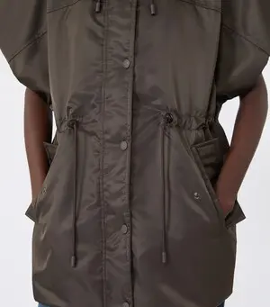 Max Mara Sleeveless Hooded Puffer Jacket