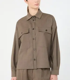 Max Mara Wool-blend Shirt Jacket