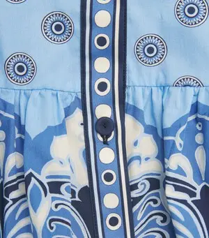 La DoubleJ Cotton Printed Choux Mini Dress