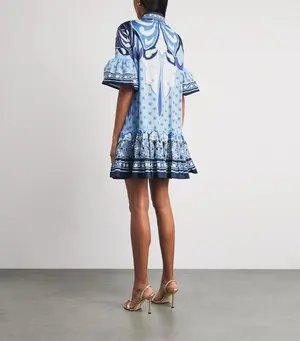 La DoubleJ Printed Cotton Shirt Dress