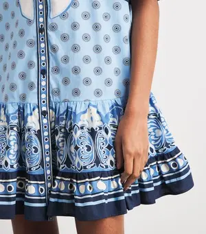 La DoubleJ Printed Cotton Shirt Dress