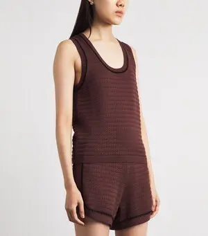 Varley Cotton Knit Gideon Tank Top