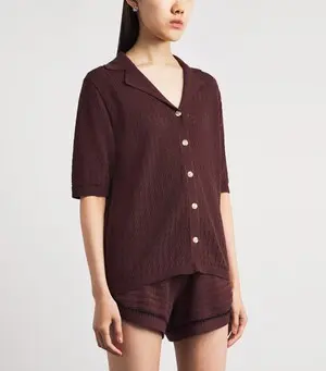 Varley Cotton Knit Madelene Shirt
