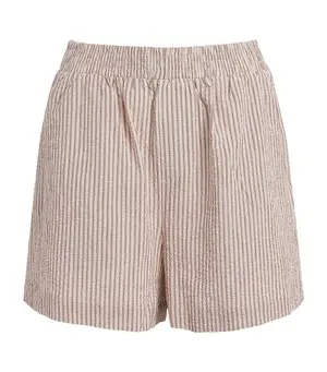 Varley Cotton Stripe Darina Shorts
