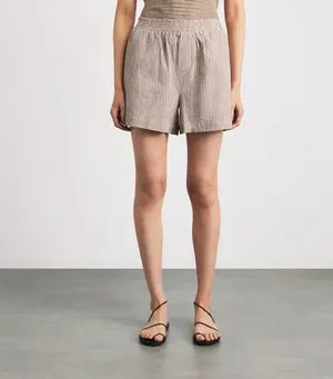 Varley Cotton Stripe Darina Shorts