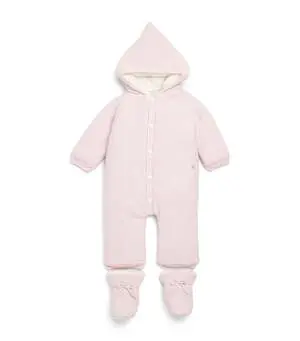 PAZ RODRIGUEZ Virgin Wool Snowsuit And Booties Set