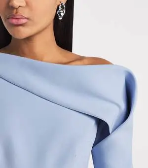 Safiyaa Asymmetric Melinda Midi Dress