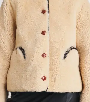 BLAZÉ MILANO Shearling Tatoosh Gliss Jacket