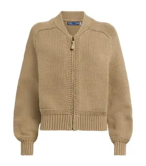Polo Ralph Lauren Zip-up Sweater - Beige