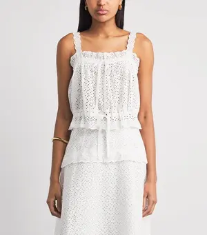 Ulla Johnson Broderie Anglaise Isola Top