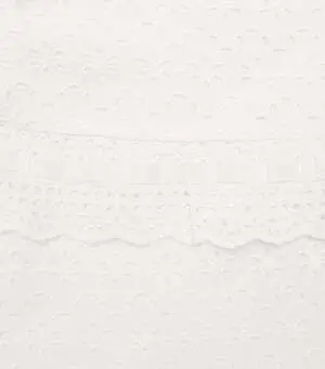 Ulla Johnson Broderie Anglaise Midi Skirt - White