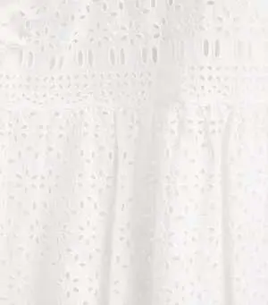 Ulla Johnson Constance Broderie Anglaise Maxi Dress - White