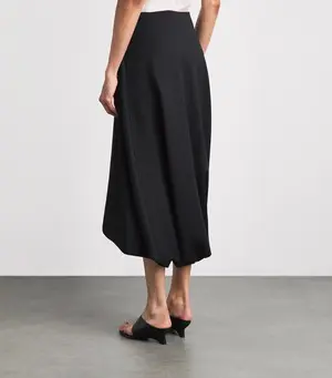 RÓHE Twisted Midi Skirt