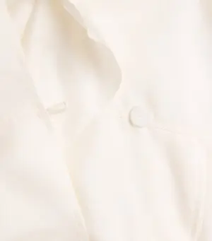 RÓHE Silk Blouson Anorak Blouse