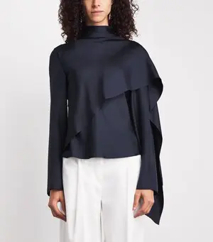 RÓHE Silk Foulard Top