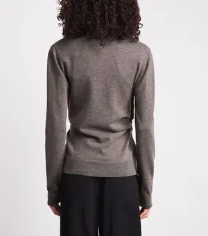 RÓHE Stretch-wool Twisted Cardigan