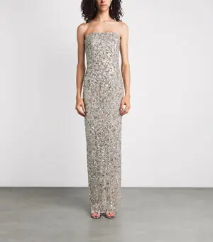 Jenny Packham Embellished Sirocco Gown And Cape