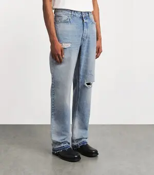 REPRESENT Ripped Heaton Straight Jeans