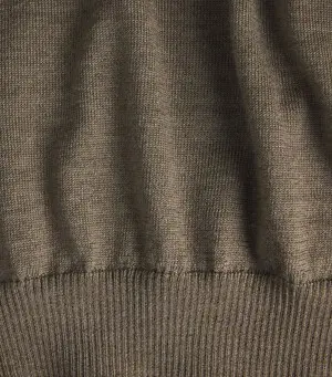 Stone Island Compass Logo Sweater - Green